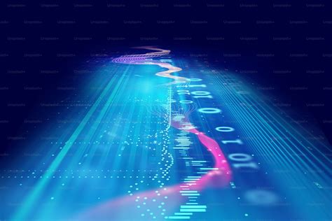 다채로운 오디오 파형 추상 기술 배경 디지털 이퀄라이저 기술 대표 사진 Unsplash의 과학 이미지