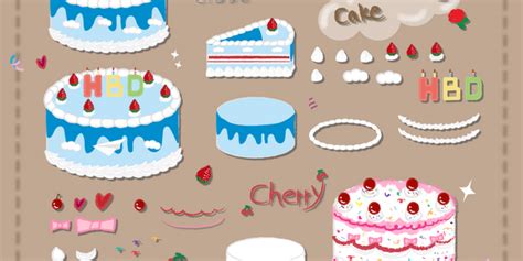 케이크 스티커