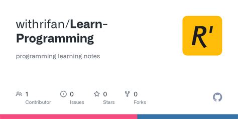 Github Withrifanlearn Programming Programming Learning Notes