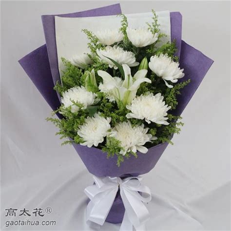 高太花丧事花圈店 丧事花篮 鲜花花圈 祭祀花束 白事鲜花