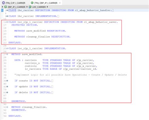 abap restful application programming model [17] managed with
