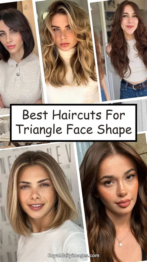 Best Haircuts For Triangle Face Shape 30 Flattering Looks Face Shape Hairstyles Triangle