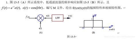 信号与系统实验 01 连续系统频域分析的matlab实现信号与系统实验一 Csdn博客