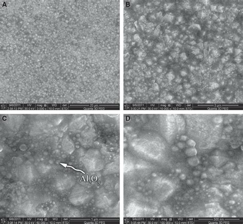 Microstructure Of Ni Nano Al2o3 Composite Coatings Of Optimized Download Scientific Diagram