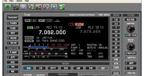 W4UOA ICOM Remote Control App