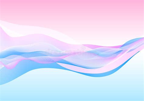 wavy gradient background gender reveal party concept wave lines in a