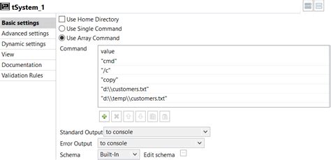 procedure talend components for jobs help