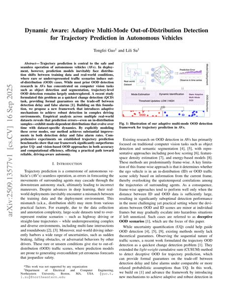 Pdf Dynamic Aware Adaptive Multi Mode Out Of Distribution Detection For Trajectory Prediction