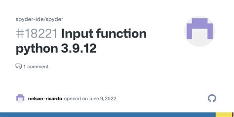 Input Function Python 3912 · Issue 18221 · Spyder Idespyder · Github