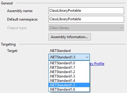 NET Standard NET Standard Library