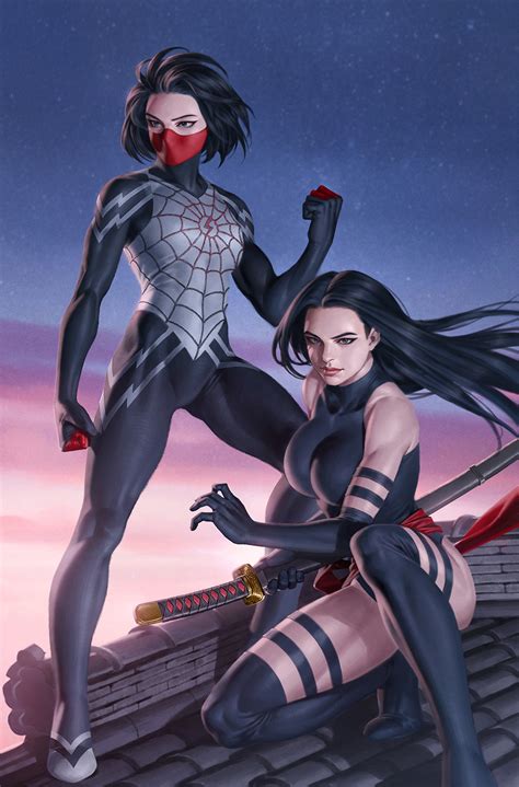 Yoon Junggeun Cindy Moon Psylocke Silk Marvel Marvel Spider Man Series X Men Highres