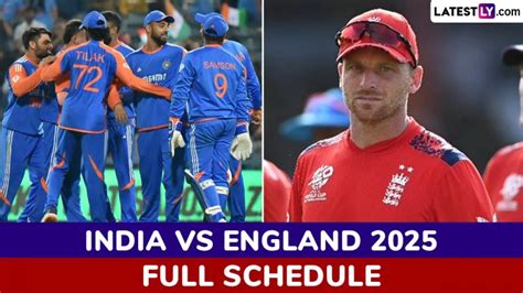 India Vs England 2025 Full Schedule Free Pdf Download Online Get Ind