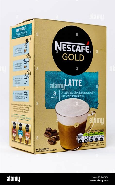 Nescafe Gold Latte Stock Photo - Alamy