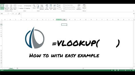 How To Do A VLOOKUP In Excel With An Easy Example YouTube