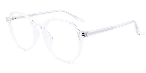 Nasccoach Clear Geometric Eyeglasses Frame Abbe Glasses