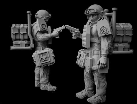 Archivo STL Mobile Task Force Alpha alias Mano Derecha Roja SCP Diseño de impresora D