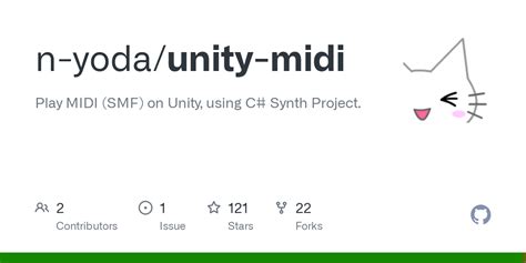 GitHub N Yoda Unity Midi Play MIDI SMF On Unity Using C Synth Project