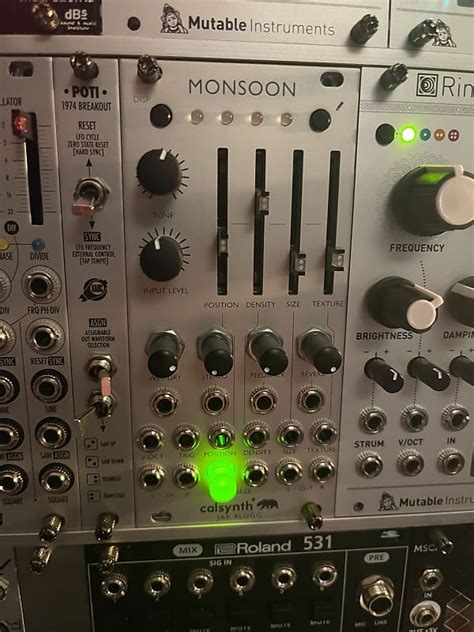 Monsoon Mutable Clouds With Extra Control Silver Aluminum Reverb