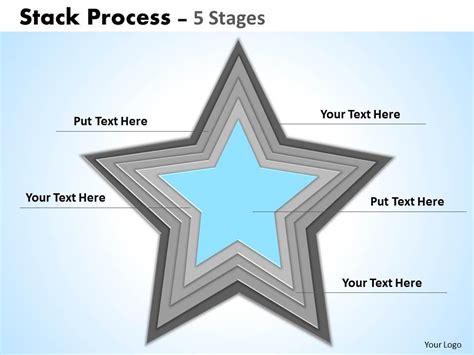 Stack Process Graphics Graphics Presentation Background For PowerPoint PPT Designs Slide