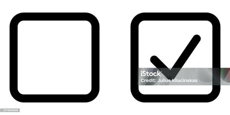 checkbox with checked and unchecked mark blank and checked checkbox icon check and uncheck sign