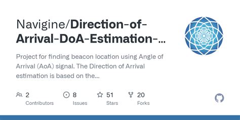 Github Naviginedirection Of Arrival Doa Estimation Algorithm