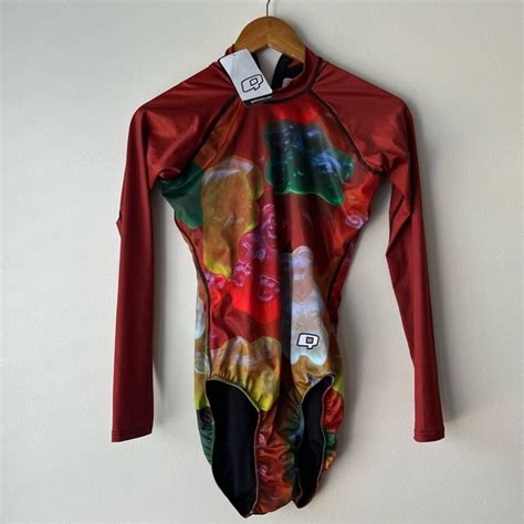 q swimwear swim nwt q swimwear gummy bear surf swimsuit poshmark