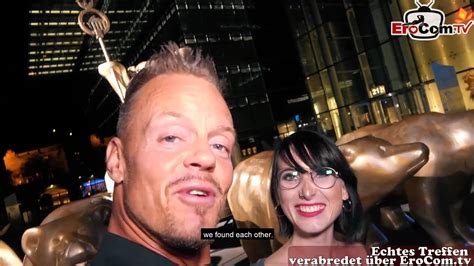 Real Street Night Tryst With German Slim Nubile Slut