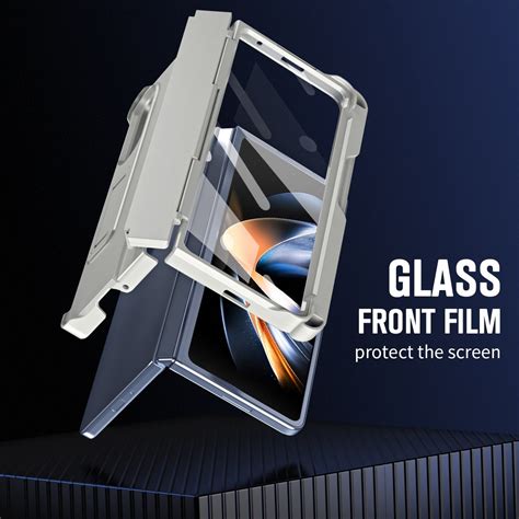 For Samsung Galaxy Z Fold G Diamond Case Film Integral Hinge Shockproof Phone Case With Pen