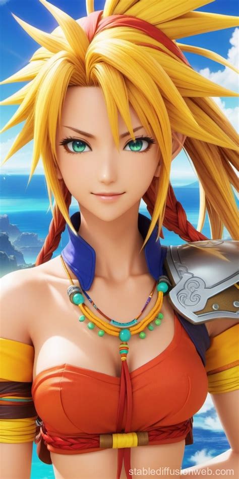 Rikku S Character Description Stable Diffusion Online
