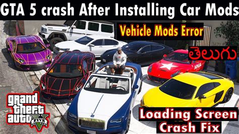 Gta5 Game Crash After Installing Mods Fixed Gameconfig File For