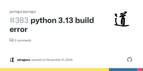 Python Build Error Issue Pyimgui Pyimgui GitHub
