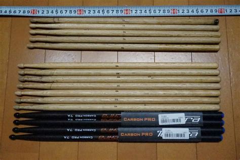 Yahooオークション ドラムスティック テクラtechra Carbon Proスチ