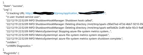 azure synapse analitics spark job activity in pipeline can return