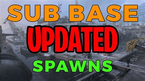 The Only Sub Base Spawn Guide You Need Updated [ Season 1 Reloaded ] Mw3 Youtube