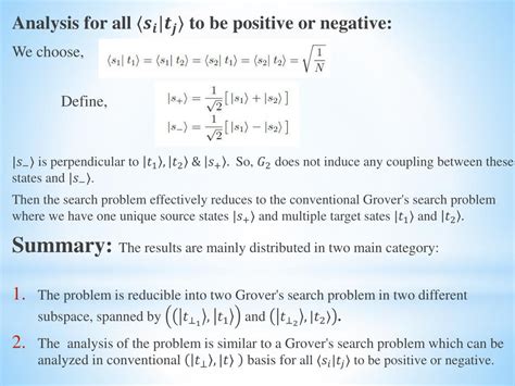 Ppt Generalization Of Quantum Search Algorithm Powerpoint