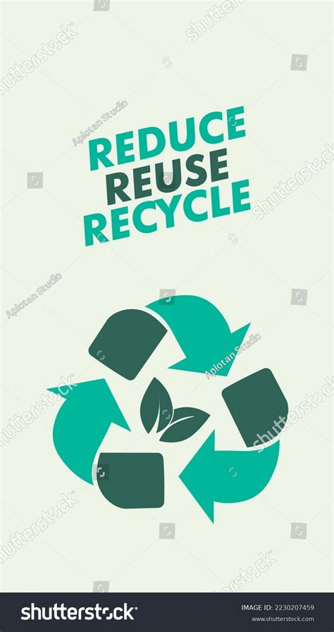 Reduce Reuse Recycle Design Banner Background Stock Vector Royalty Free Shutterstock