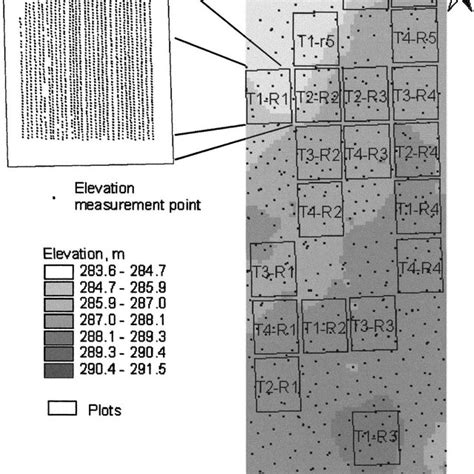Layout Of The First Five Replications Blocks Of The Experimental Site