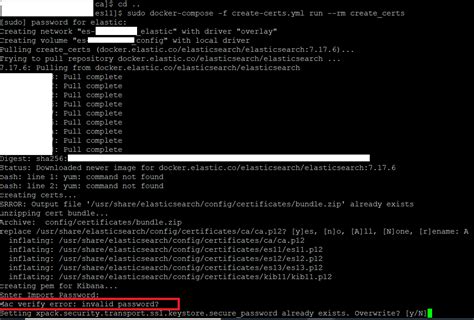 Mac Verify Error Invalid Password While Creating Certificates