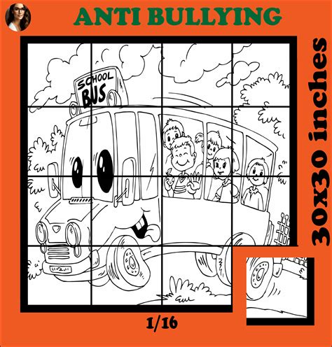 National School Bus Safety Week October Printable Collaborative Poster