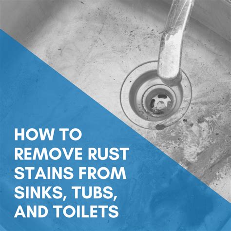 How To Remove Bathroom Rust Stains A Abel