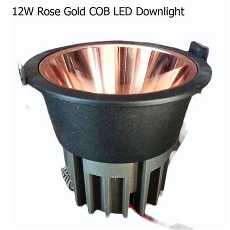 12w Rose Gold Cob Led Downlight At ₹ 330piece Cob Led Downlight In