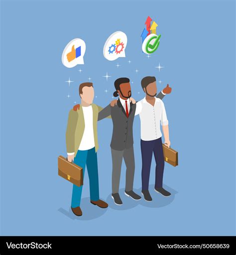 3d Isometric Flat Royalty Free Vector Image Vectorstock