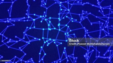 파란색 미래 추상 분자 점 기하학적 구조 공간 배경 애니메이션 현대 삼각형 모양의 기술 입자 분석 테마 그림 0명에 대한 스톡 사진 및 기타 이미지 Istock