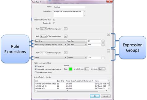 Formatting Rules — Cambium Linkplanner Online Help 566