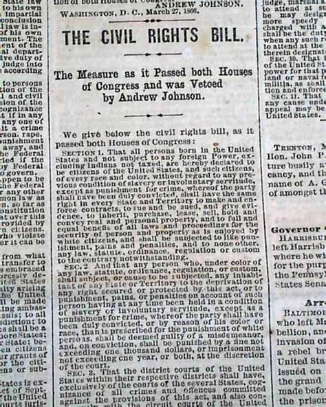 Civil Rights Bill Of Congress