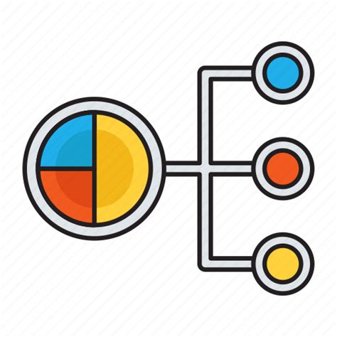 Chart Connection Graph Hierarchy Network Icon