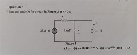 Solved Question 3 Find I T And V T For Circuit In Figure 3 Chegg Com
