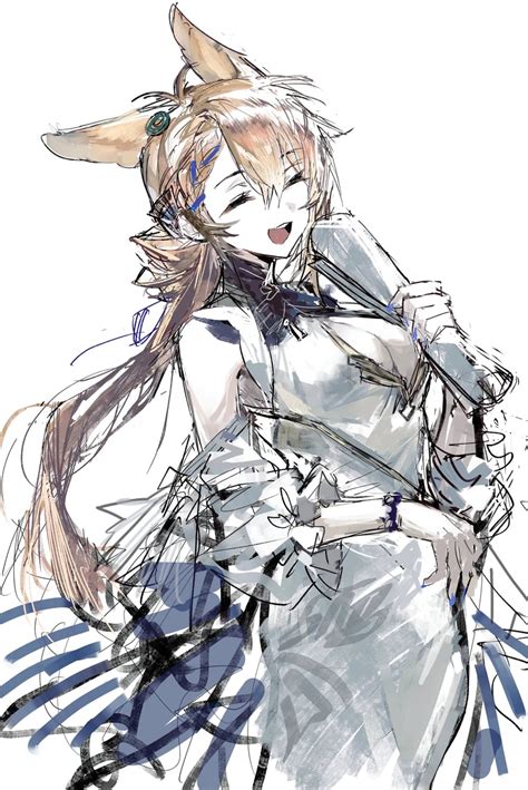 Kroos Kroos The Keen Glint And Kroos The Keen Glint Arknights Drawn By Remsrar Danbooru