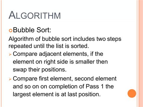 Sorting And Its Types Ppt