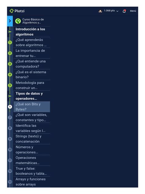 6 ¿qué Son Bits Y Bytes Pdf Poco Algoritmos